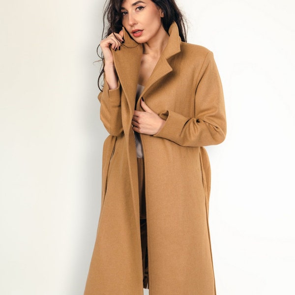 Knee Length Coat - Etsy