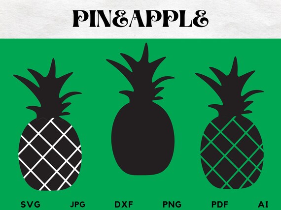 Ananas clipart ananas svg zomer svg fruit svg ananas | Etsy Nederland