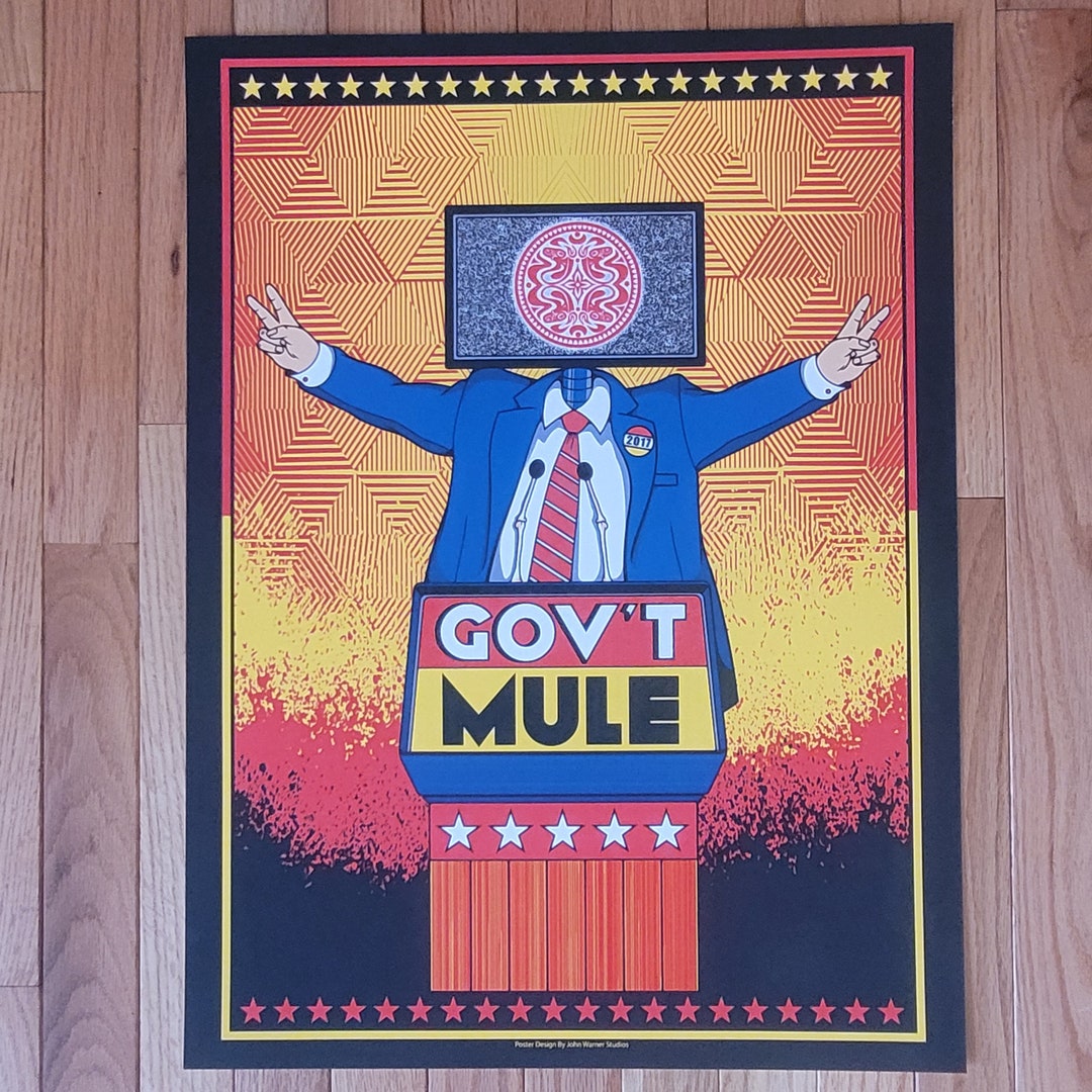 Gov't Mule - 2017 Revolution Come Revolution Go Poster - Etsy