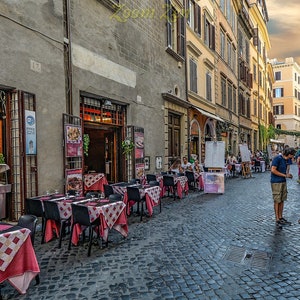 ZOOM VIRTUAL BACKGROUND Rome Café for Online Meetings, Professional ...