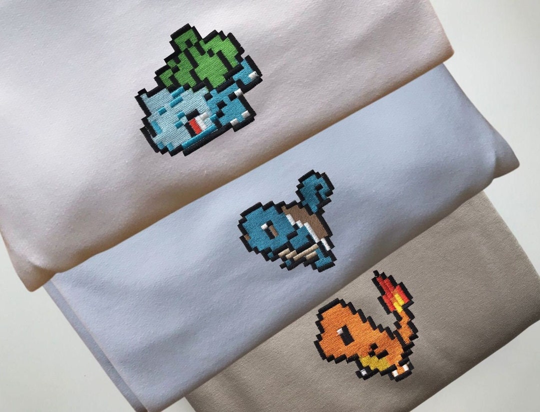 Pixel Starters Hoodie / Embroidery Hoodie - Etsy