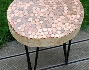 Resin Sea Shell Table - Etsy