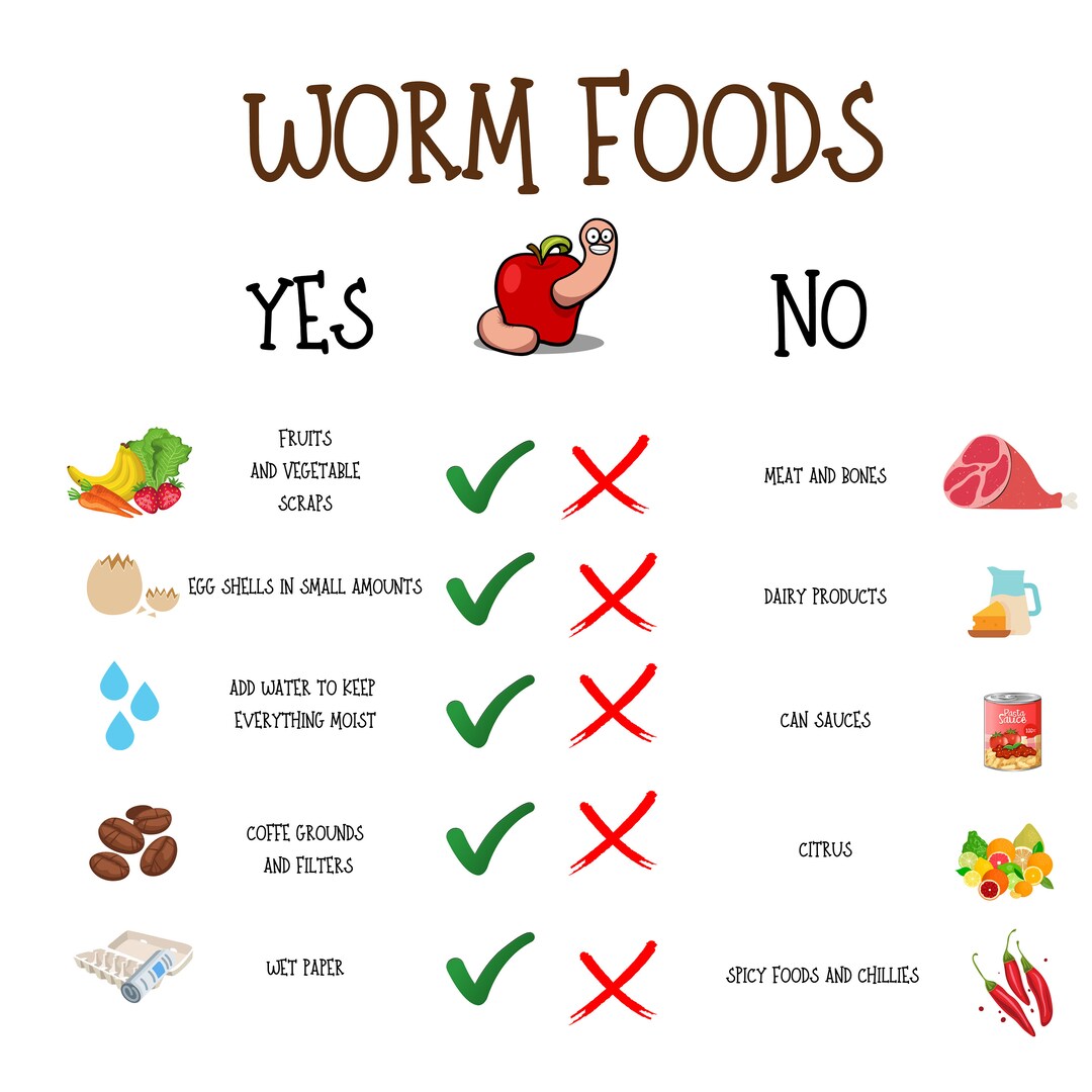 Worm Bucket Sticker - Etsy