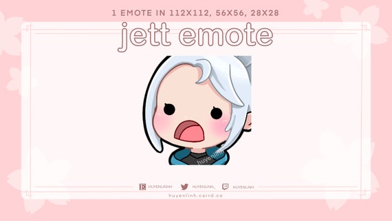 Jett D: Emote for Twitch/discord Valorant | Etsy Canada