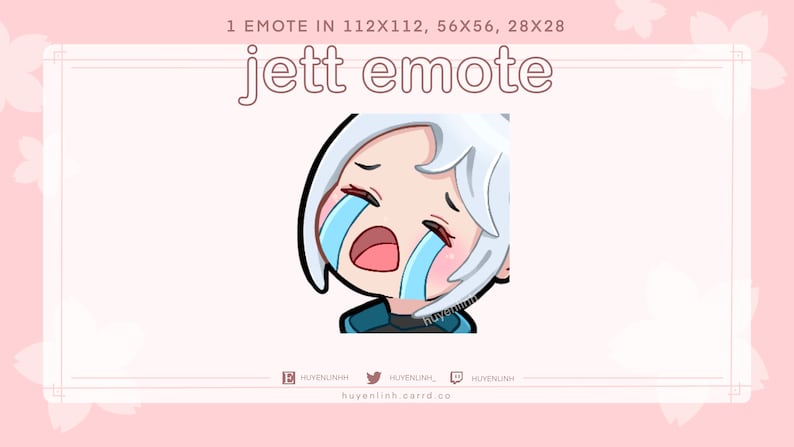 Jett Cry Emote for Twitch/discord Valorant - Etsy