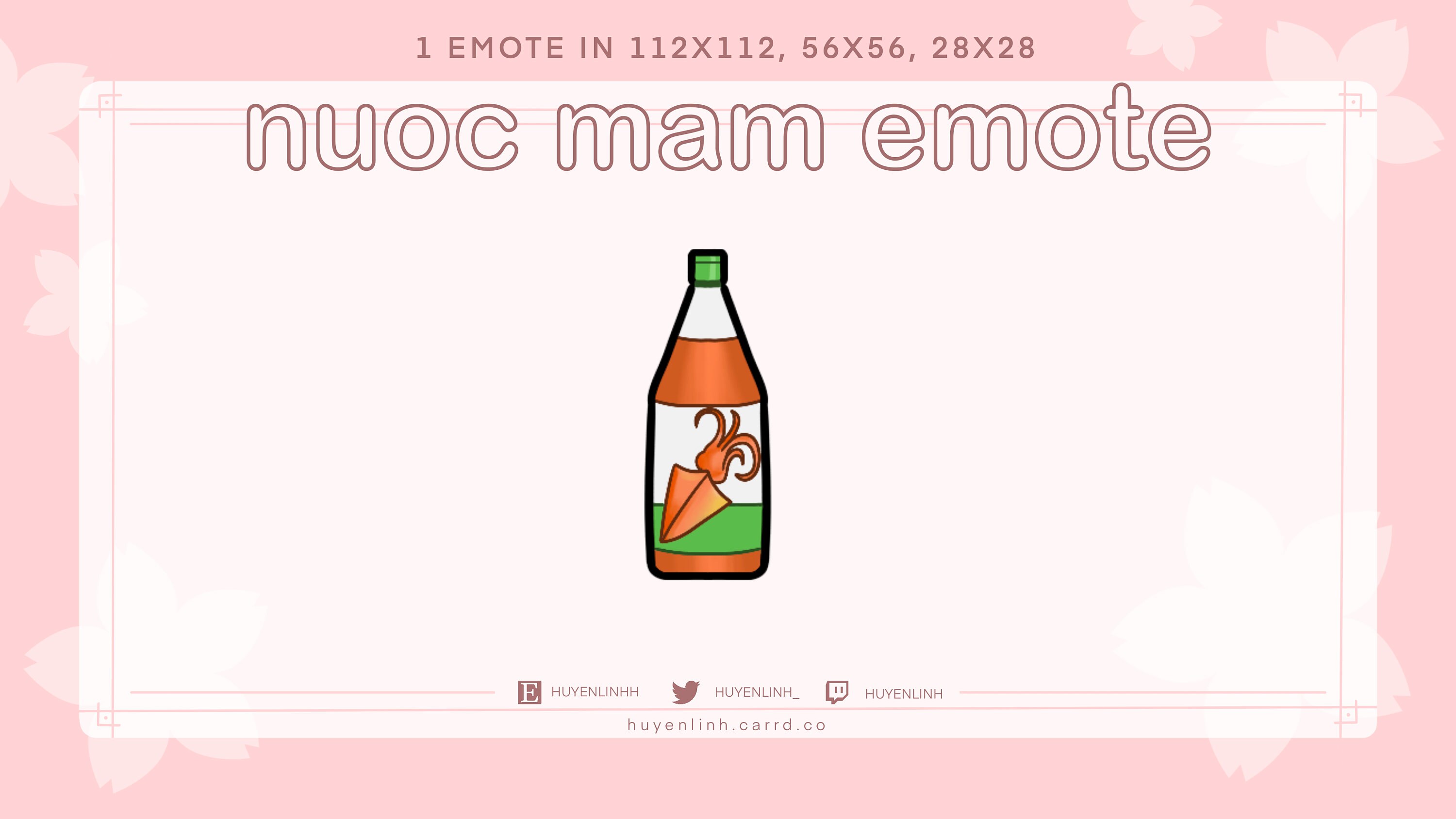 Nuoc Mam Fish Sauce Emote Set for Twitch/discord - Etsy