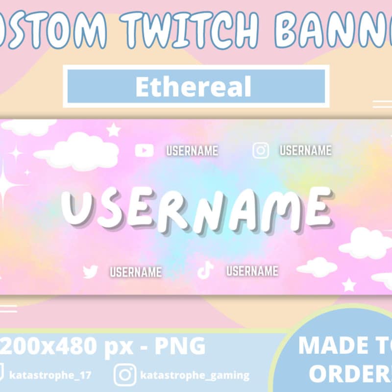 Streamer Banner - Etsy