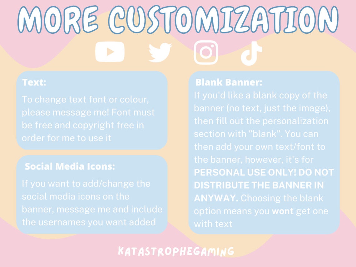 Custom Ethereal Twitch Banner / Customizable / Stream / Offline ...