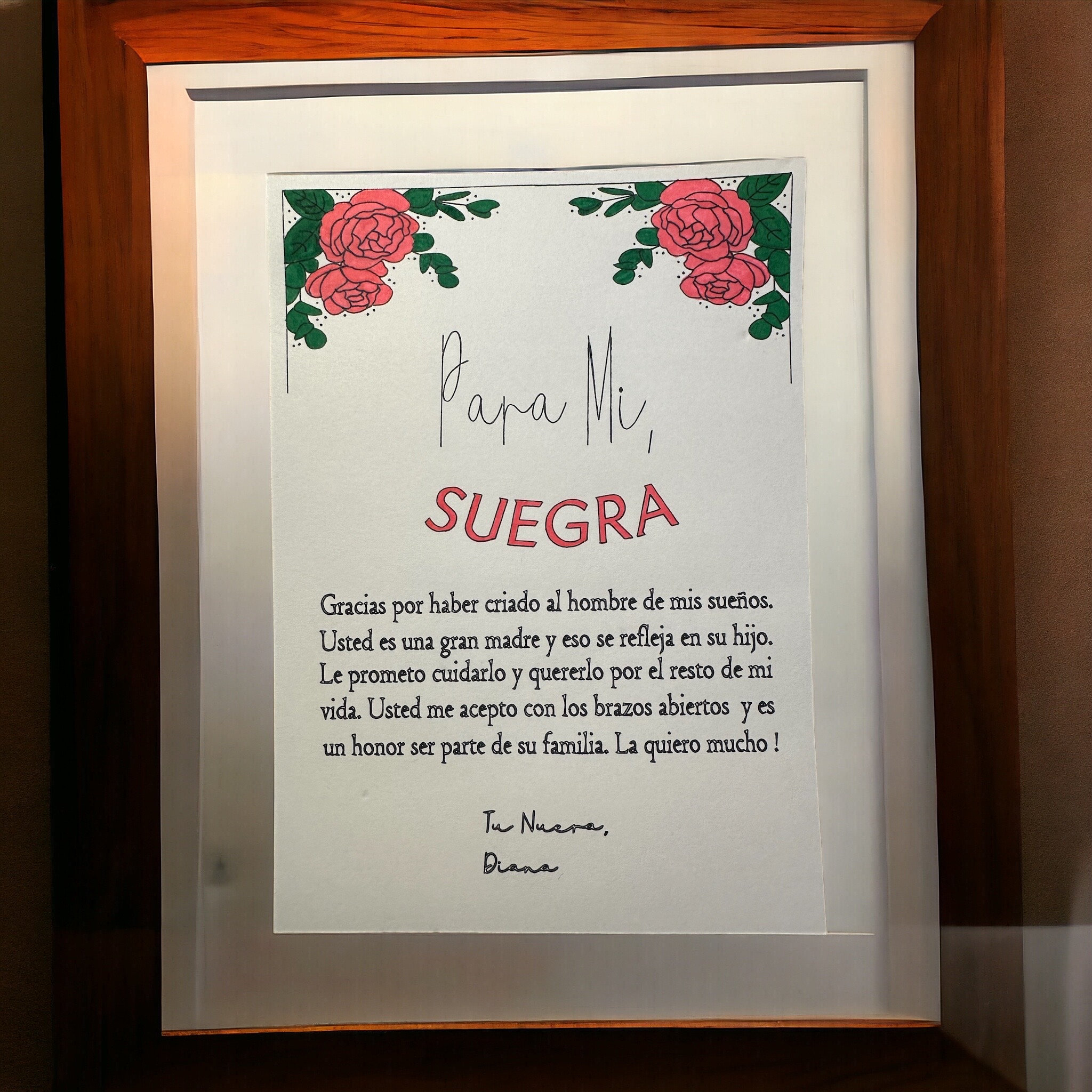 Suegra Handmade Card - Etsy