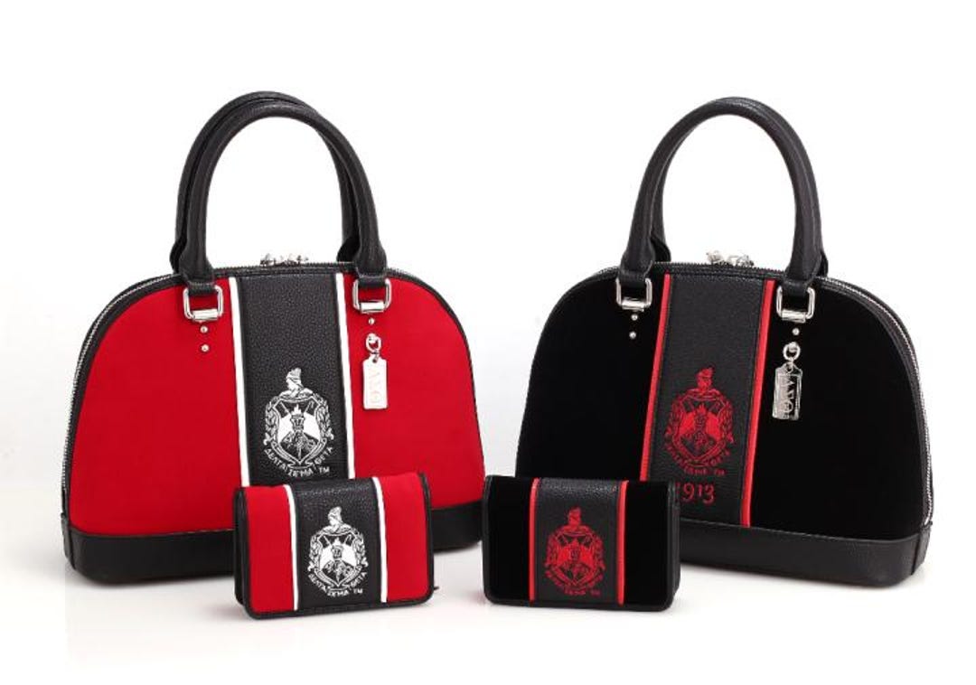 Delta Sigma Theta Sorority, Inc. Handbag W/matching Wallet - Etsy