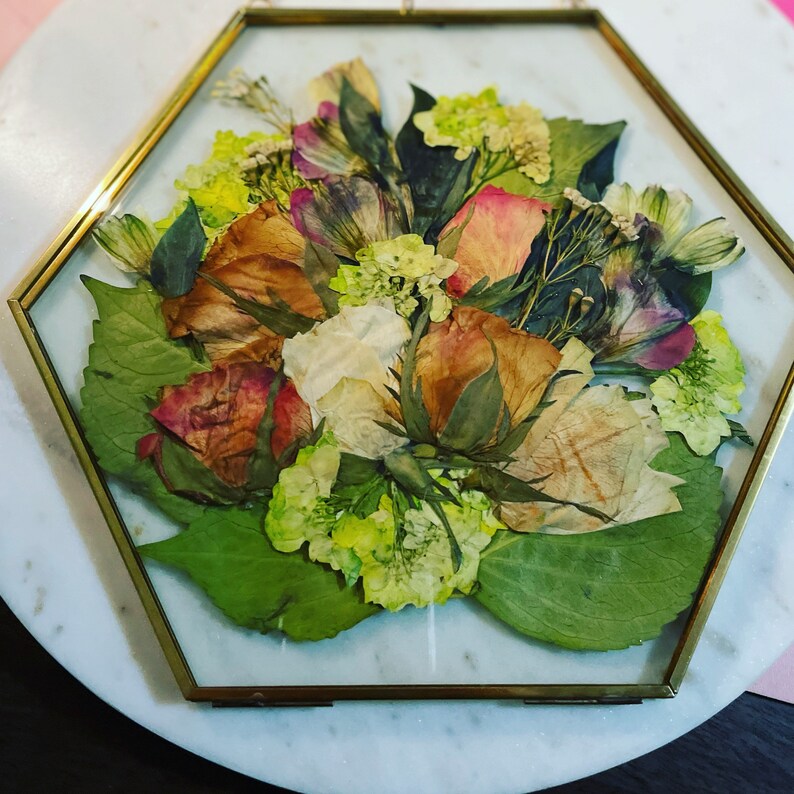 Pressed Flower Flower Wall Decor Hanging Frame Flower - Etsy