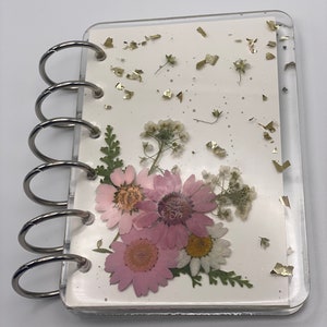 Journal | Pressed Flower Notebook | Pressed Flower Art | Six Ring ...