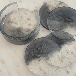 Crystal | Quartz | Semi Precious Stone | Resin | Coasters | Coaster Set ...