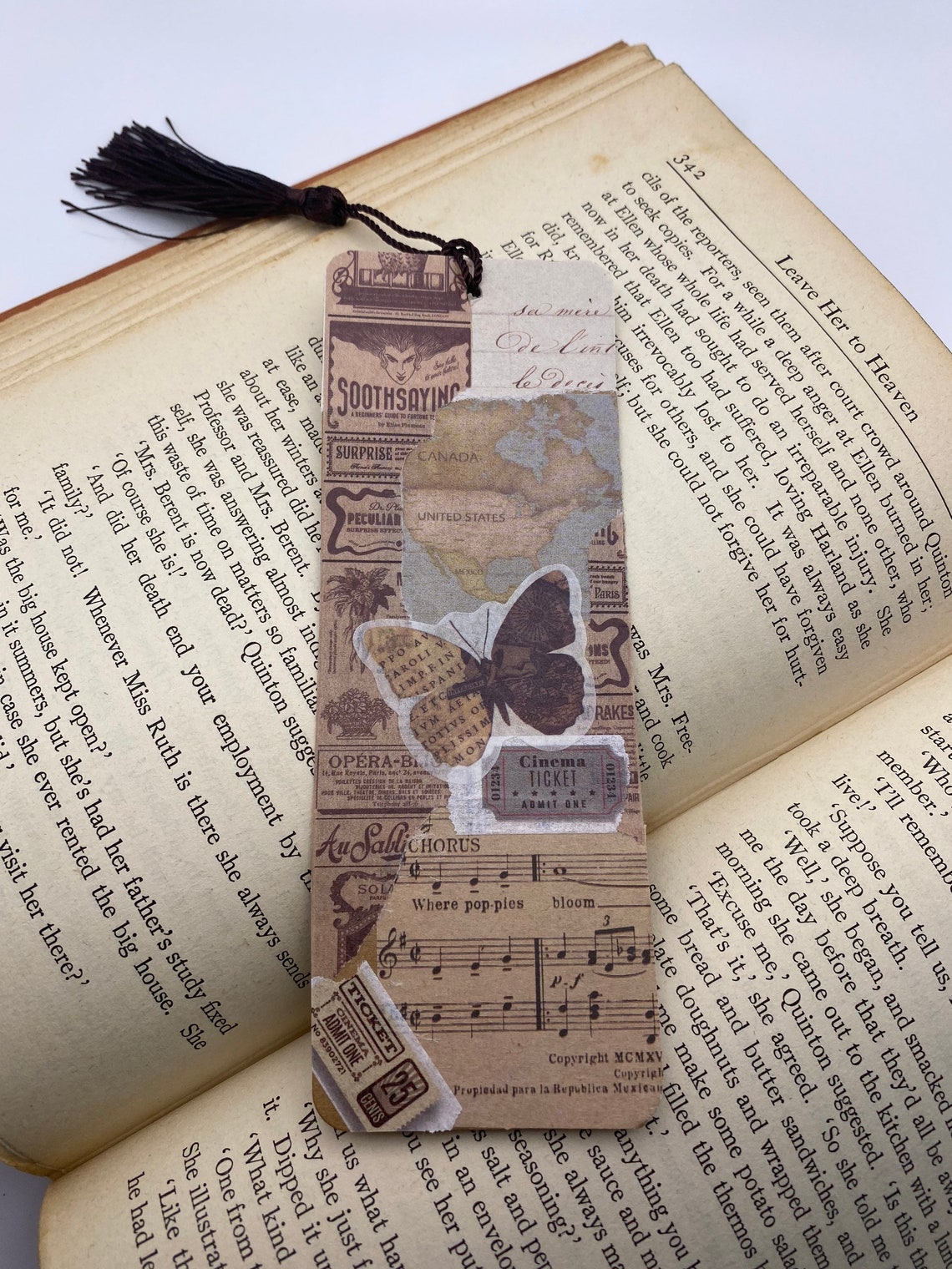 Vintage Style Bookmarks Card Stock Bookmarks Book - Etsy