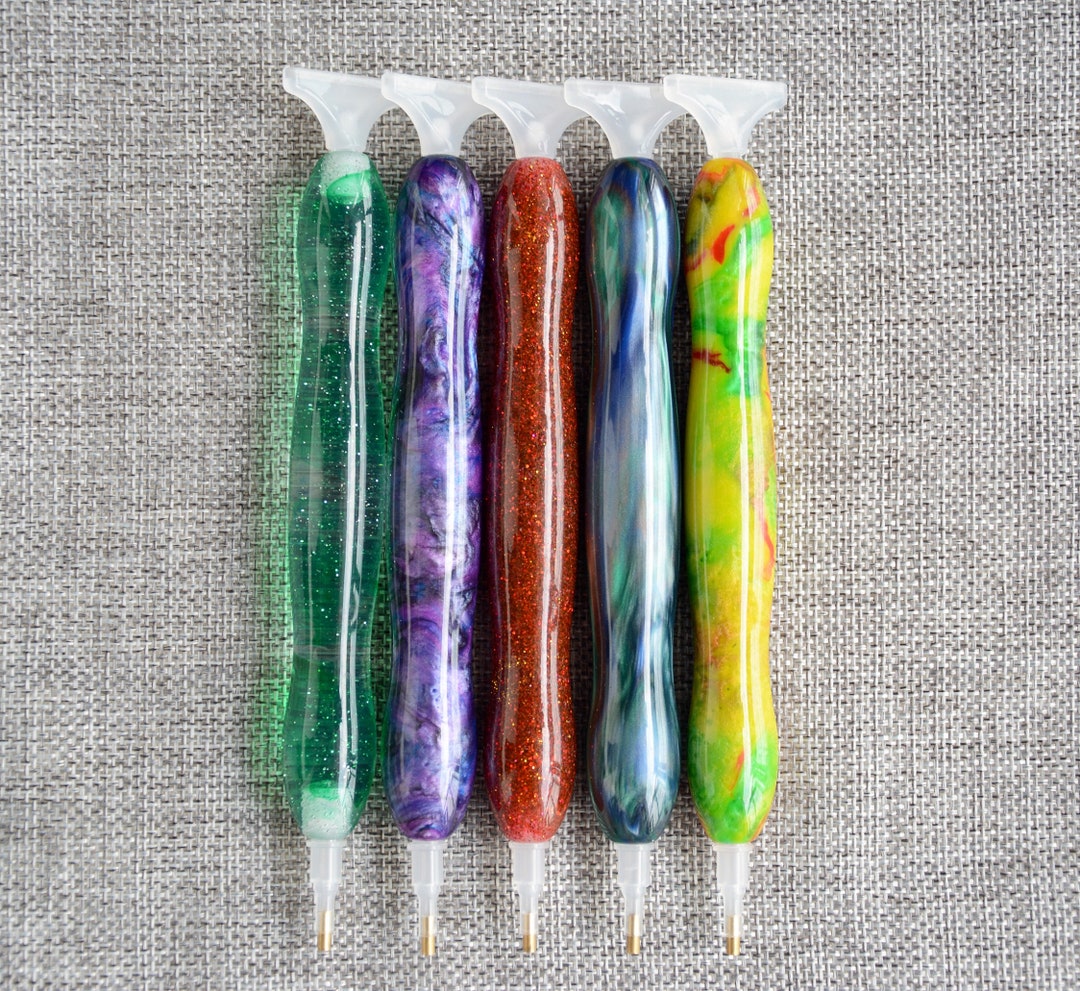 DIY Diamond Painting Pens.each 1 Includes 4 Tips and 1 Correction Plate ...
