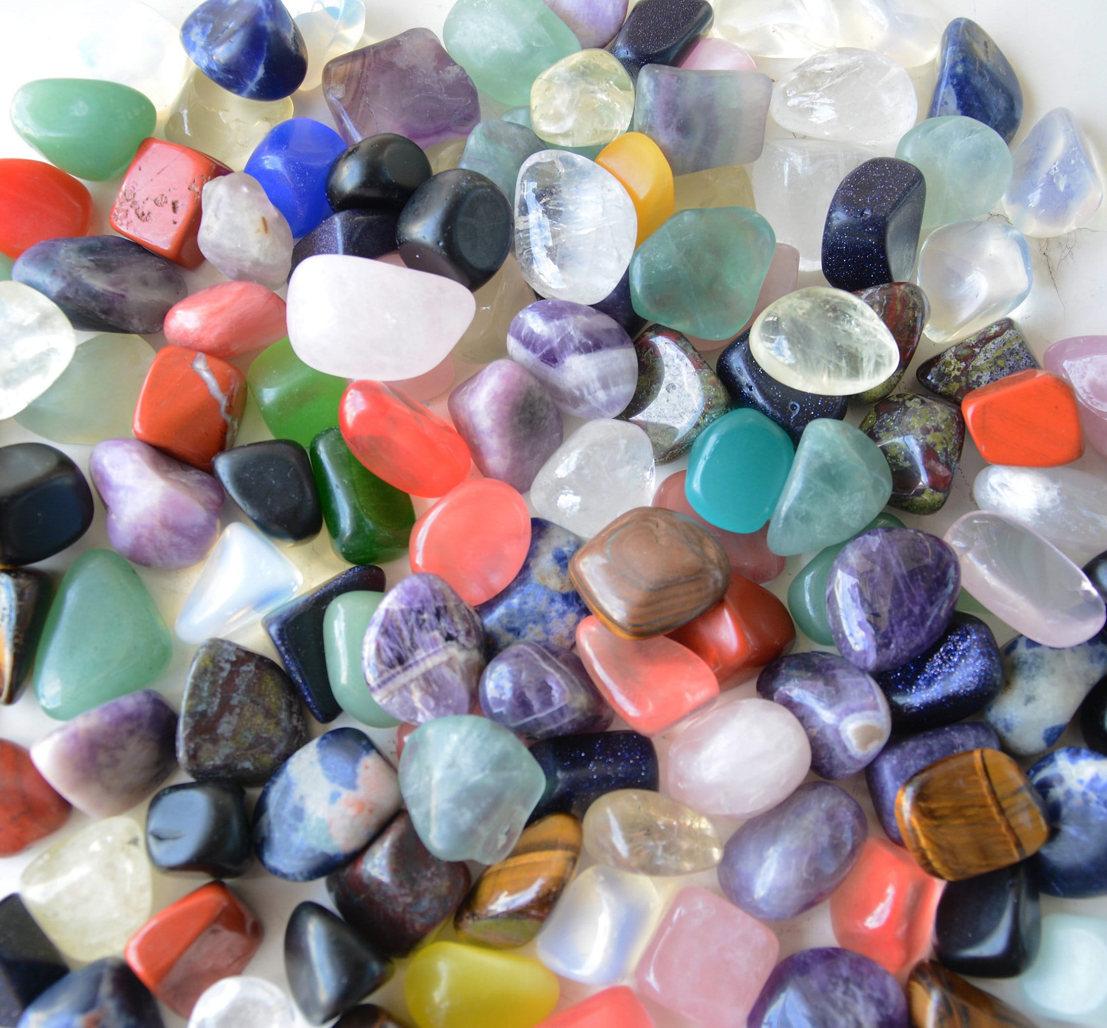 Premium One Pound Crystal.mixed From 17 Kind Crystals.crystals - Etsy