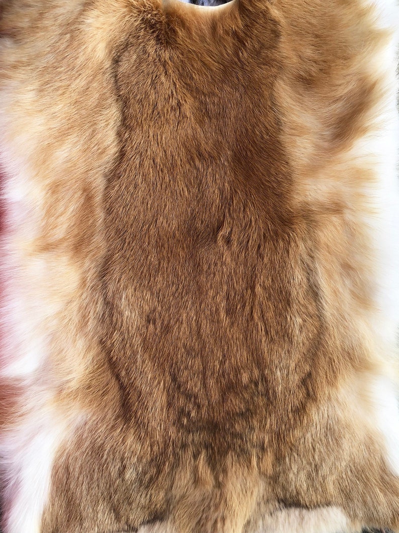 5 Pcs Natural Color Rabbit Fur Pelts4030cm.thick and - Etsy
