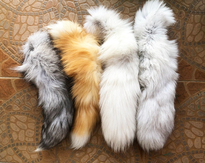 Eco Friendly Silver Fox Tails - Etsy