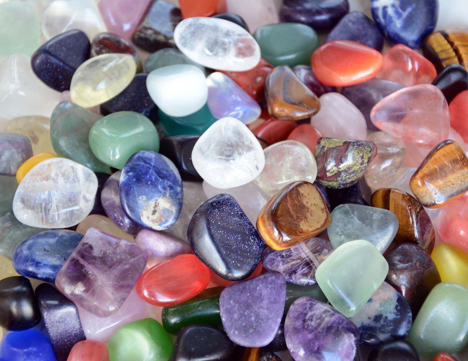 Premium One Pound Crystal.mixed From 17 Kind Crystals.crystals - Etsy