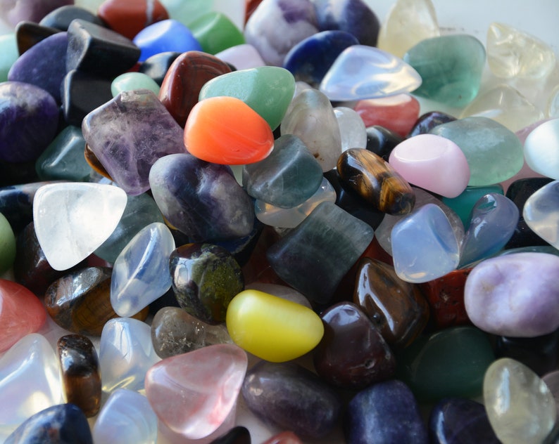 Premium One Pound Crystal.mixed From 17 Kind Crystals.crystals - Etsy