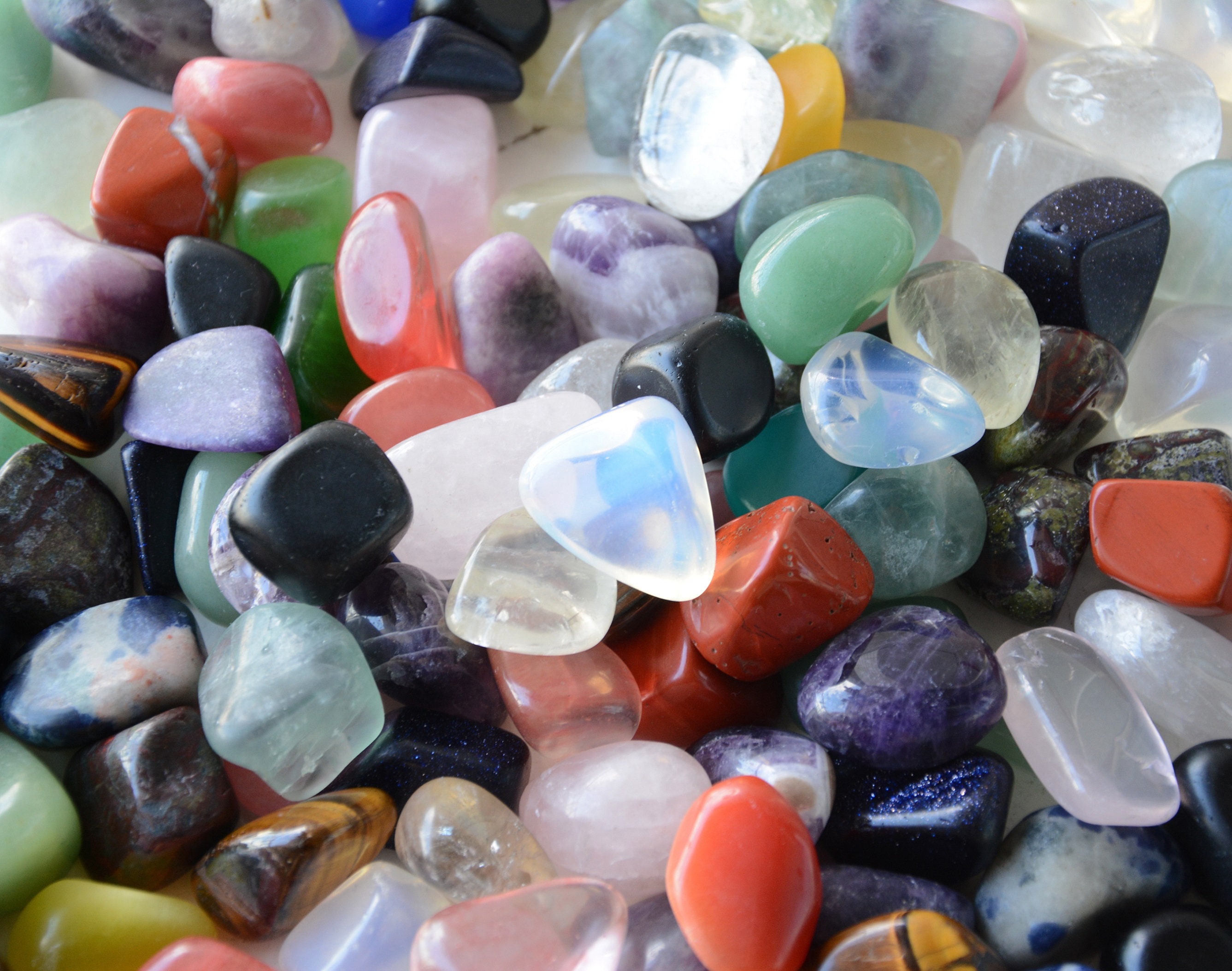 Premium One Pound Crystal.mixed From 17 Kind Crystals.crystals - Etsy