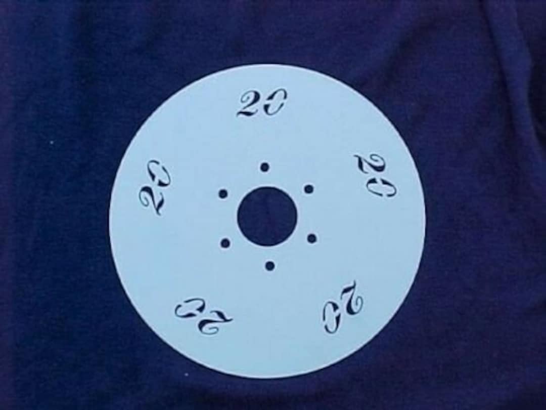 20" Wheel Dust Covers, Dust Plates, Dust Shields, Custom #20 Logo, Set ...