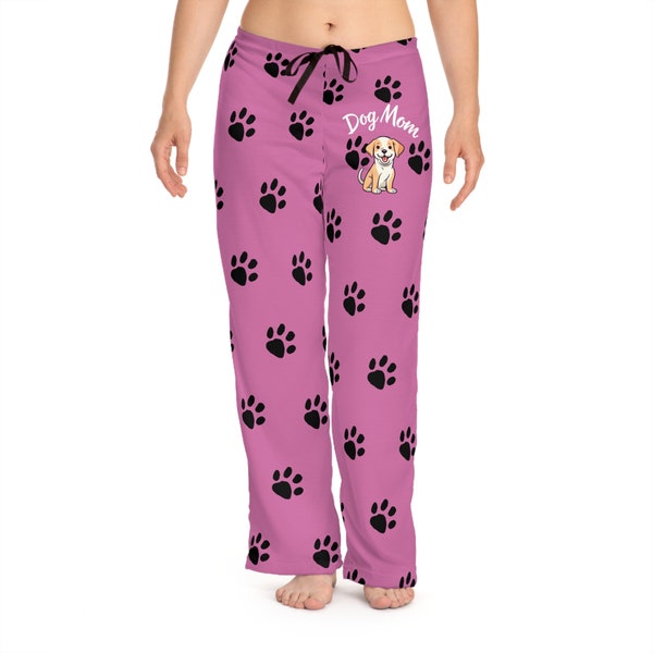 Dog Paw Print Woman Pj Pants - Etsy