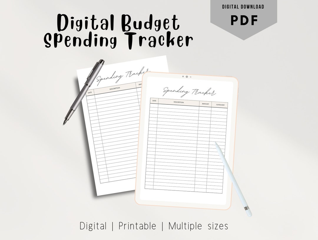 Basic Spending Tracker | Budget | Cash Envelopes | Savings | Cash ...
