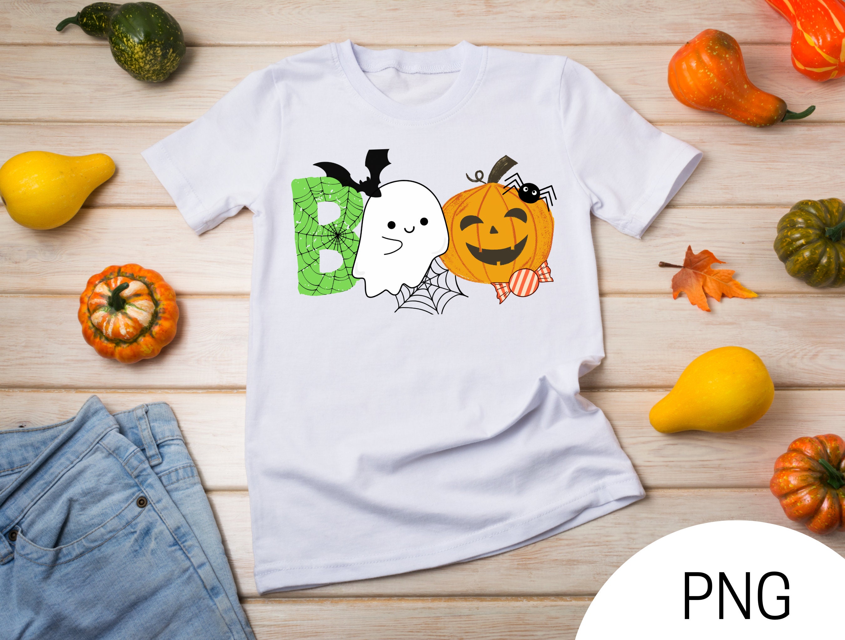 BOO | Halloween | Sublimation | Tshirt | PNG | PDF | Trick or Treat ...
