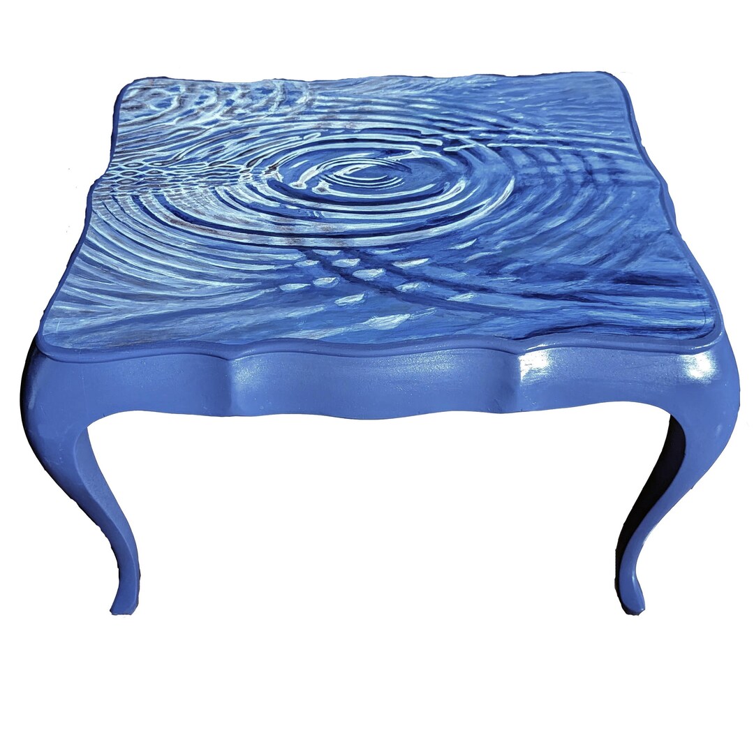 Blue Occasional Table - Etsy