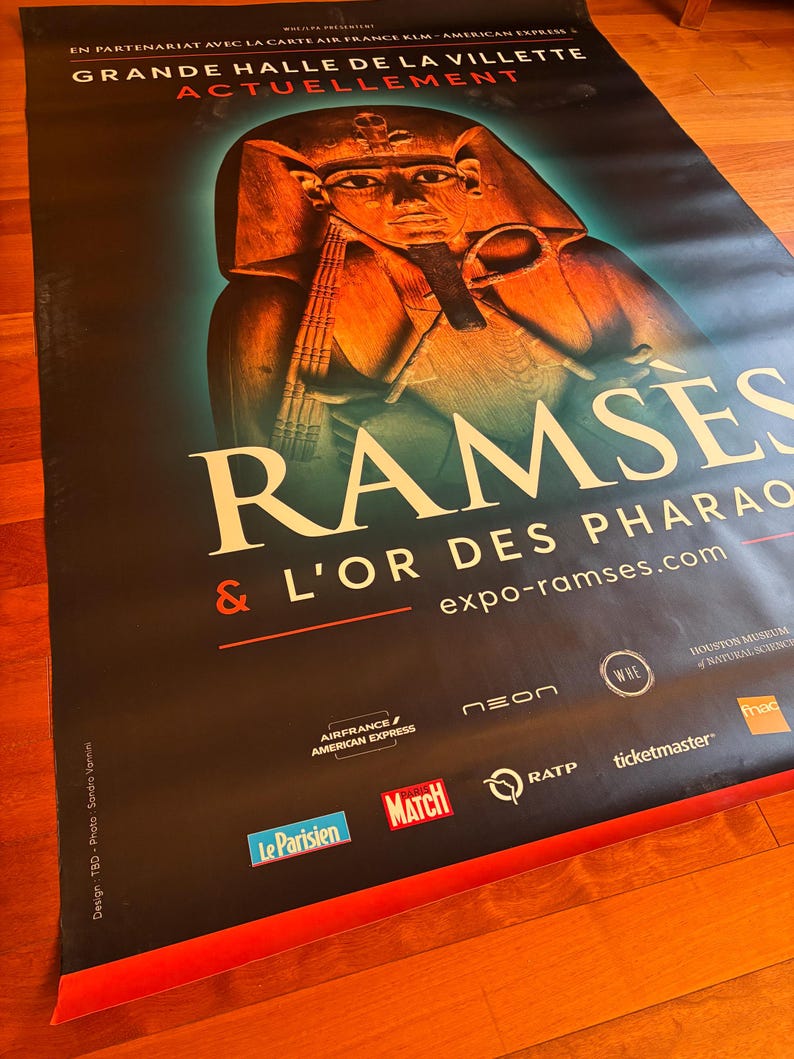 ORIGINAL POSTER | Ramses Exhibition | Paris 2023 | 4x6 Ft - Etsy Canada