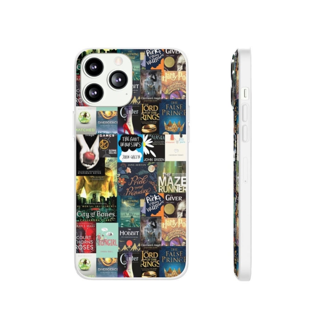 Custom Bookish Flexi Case | Bookish Gift | Bookworm Phone Case ...