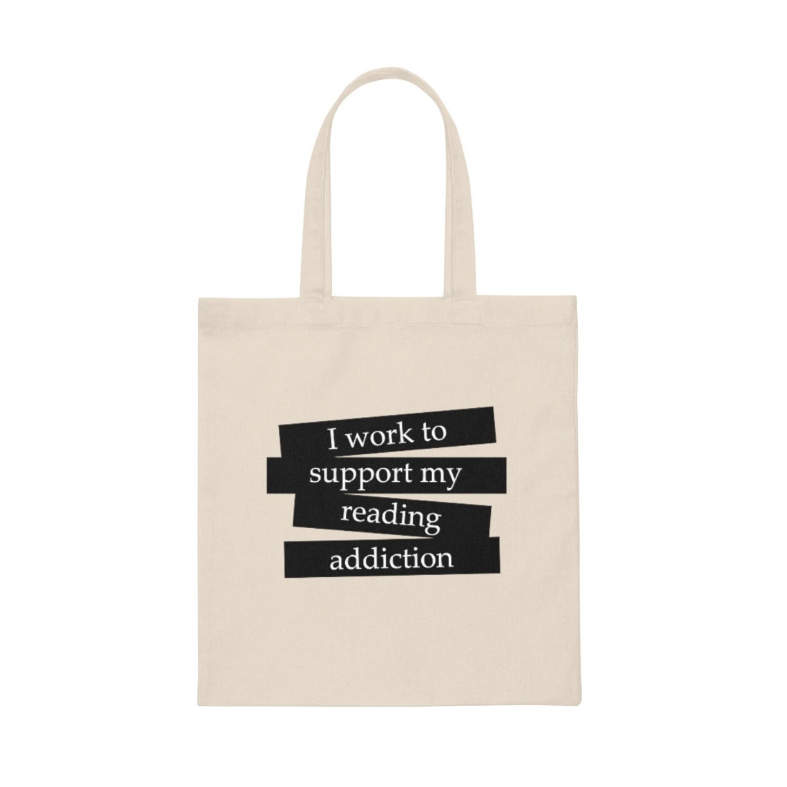 Reading Addiction Tote Bag | Readers Bag | Personalized Tote Bags ...