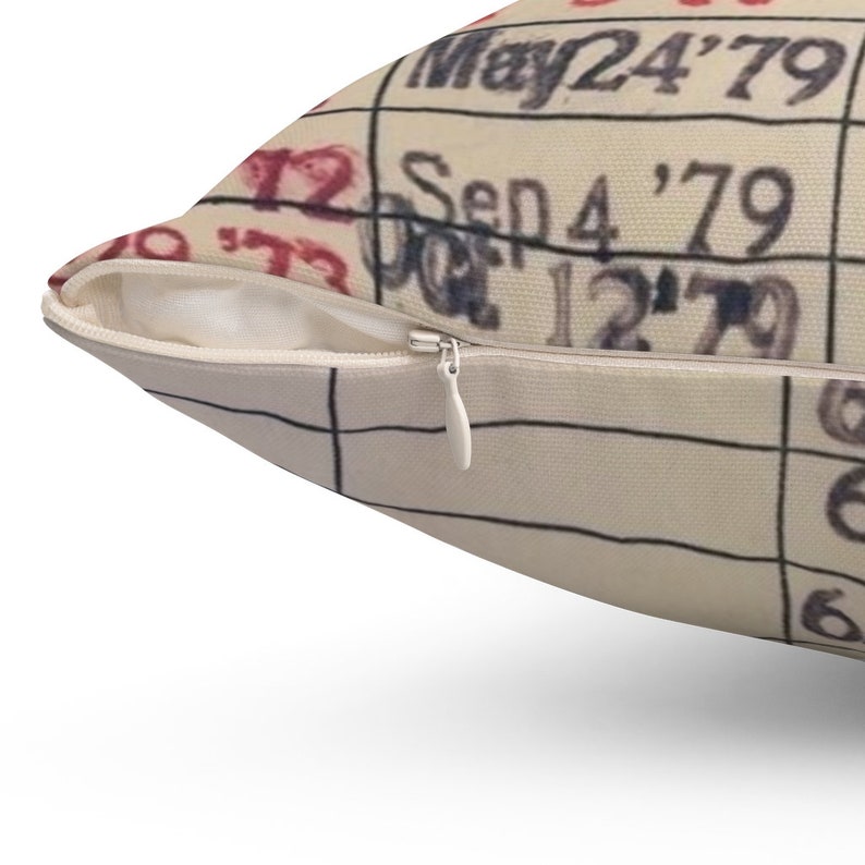 Library Card Pillow Case Book Pillow Case Bookish Pillows - Etsy