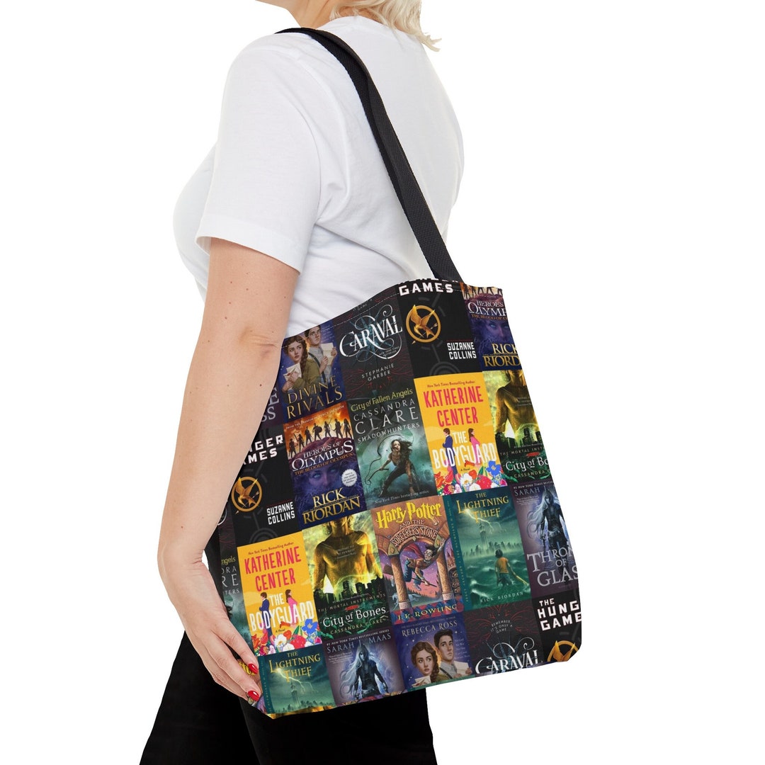 Customized Book Cover Art Novelty Tote Bag for Bookworms and Book Nerds ...