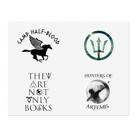 Fantasy Book Sticker Sheets PJ Book Lover Stickers Bookish - Etsy