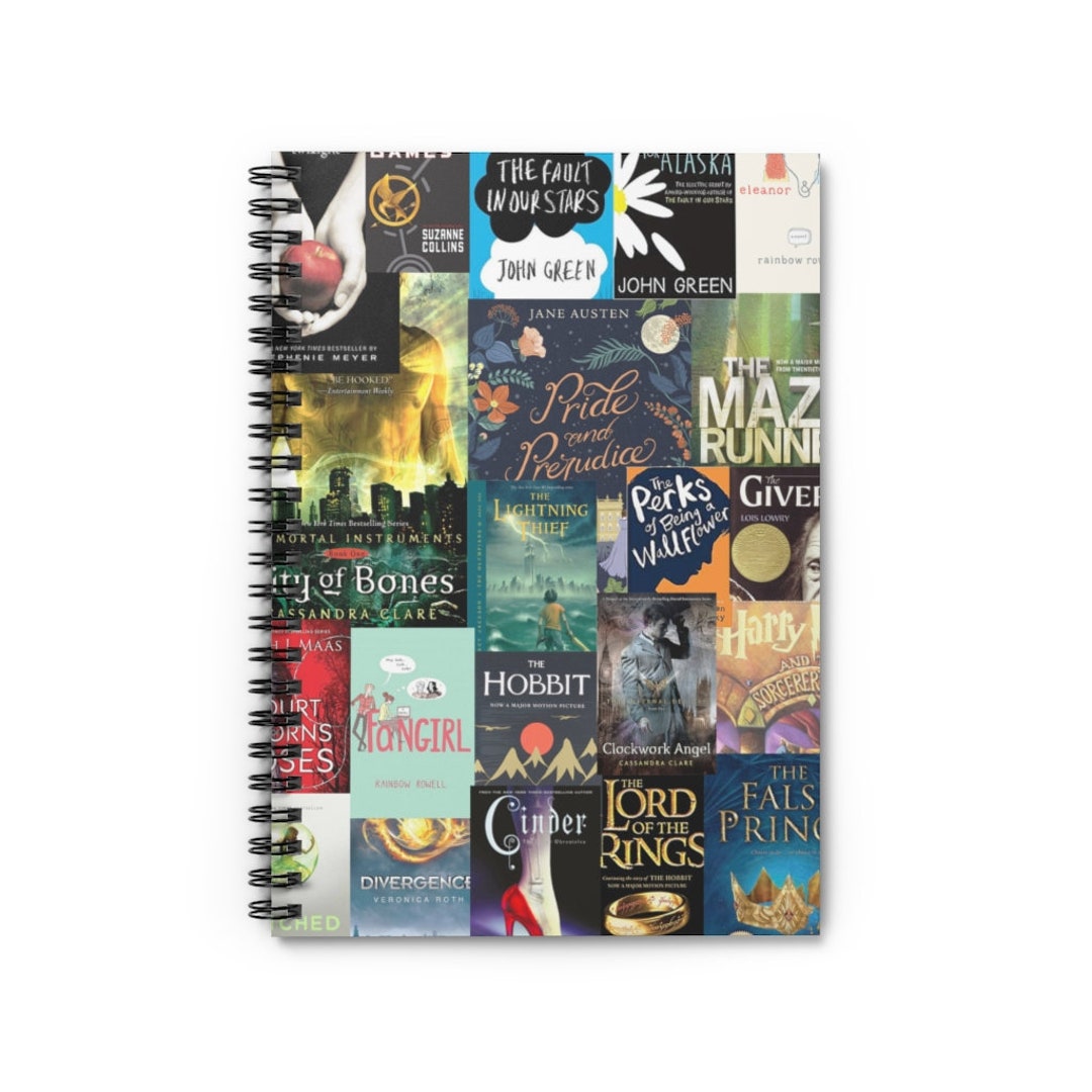 Book Cover Collage Notebook | Book Lover Notebook | Book Lover Gift ...