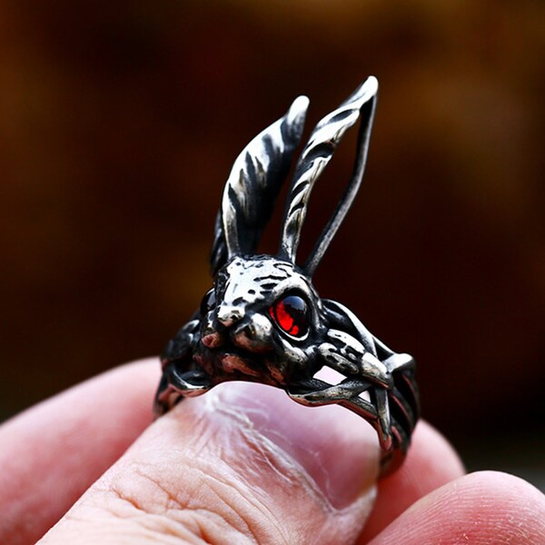 Rabbit Ring - Etsy Australia