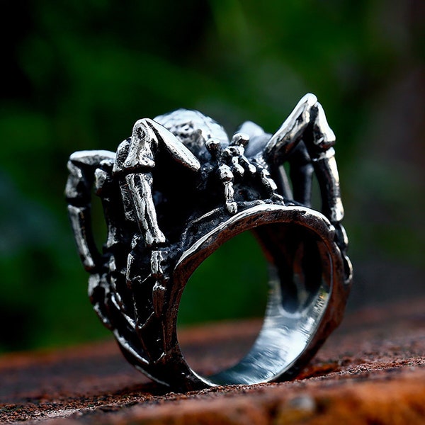 Spider Ring Men - Etsy