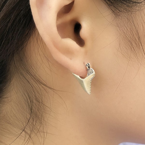 Shark Teeth Earrings - Etsy