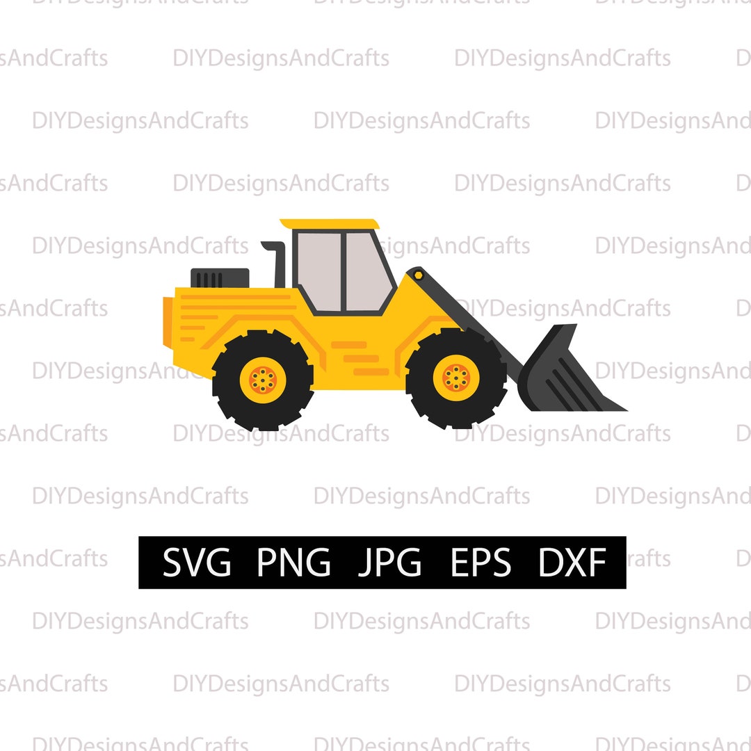 Bulldozer SVG Digger Construction Digital Download - Etsy