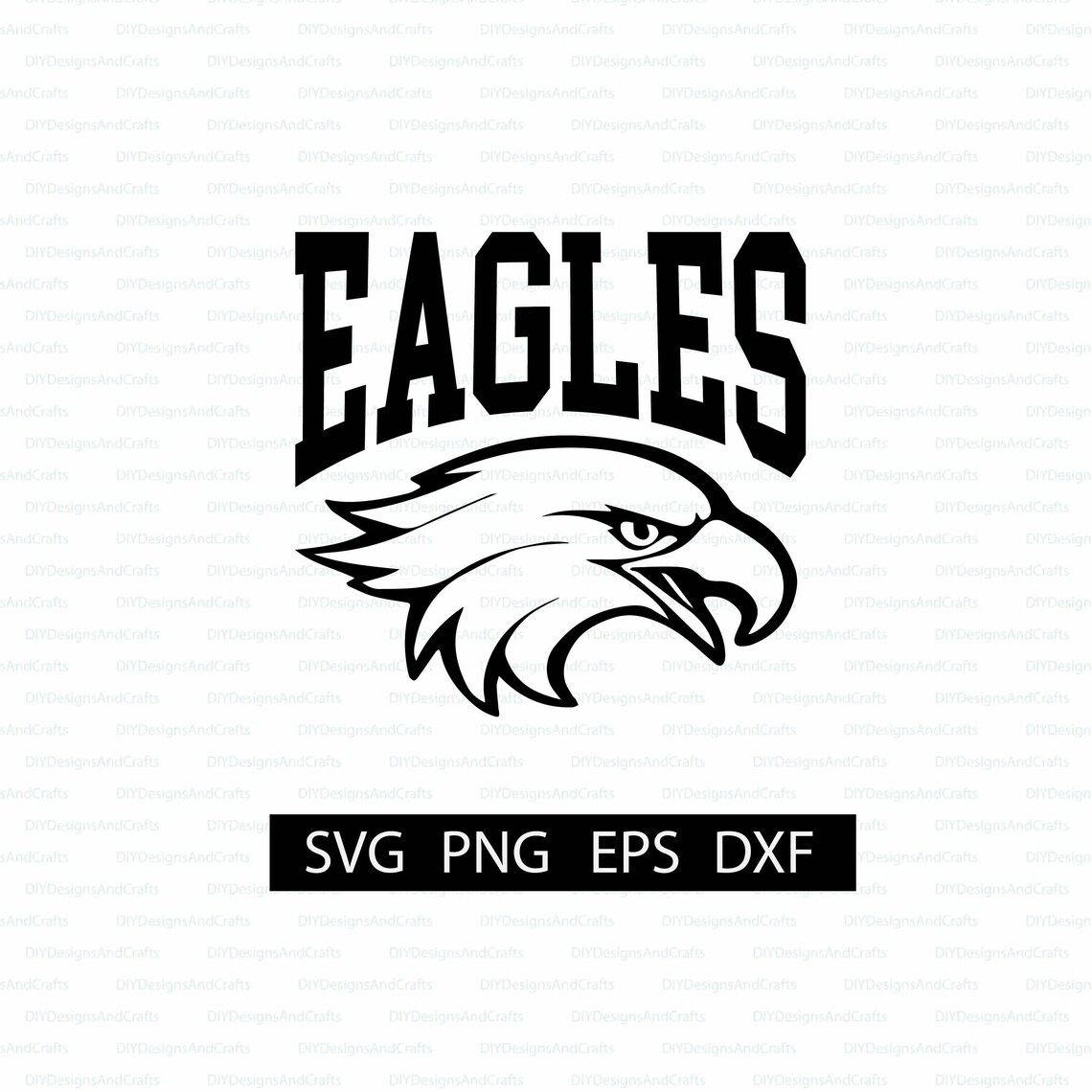Eagles Digital Download Eagle Head Eagles School Mascot - Etsy
