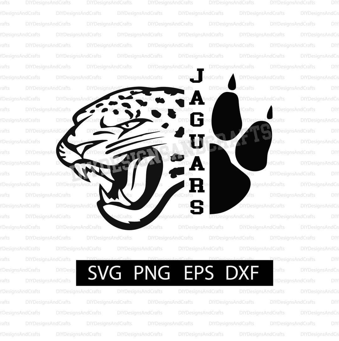 Jaguars Digital Download | Jaguar Print | Jaguars Head School Mascot ...