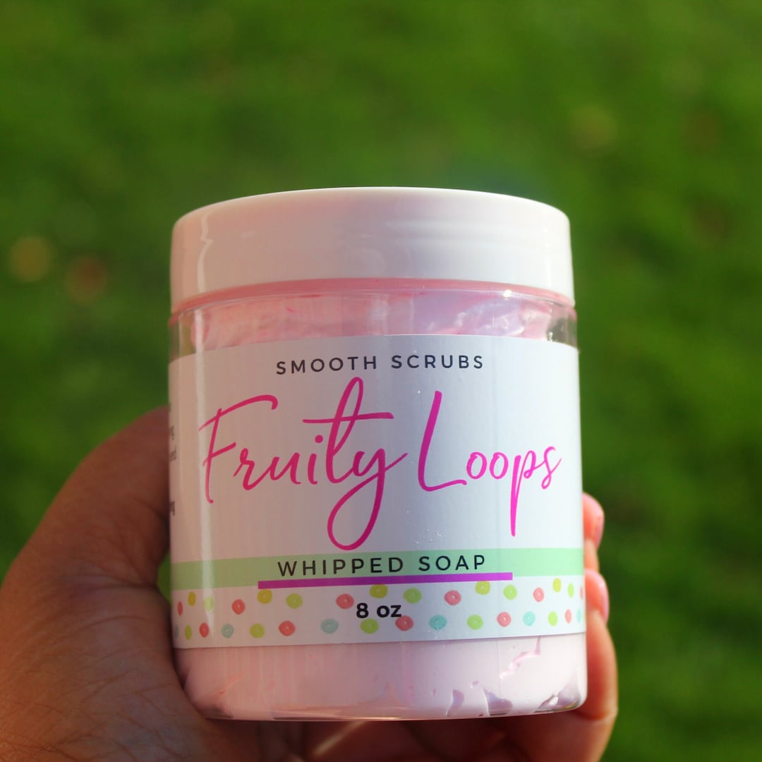 Fruity Loops Whipped Bath Soap Foaming Soap Cleanser for Body Shower ...