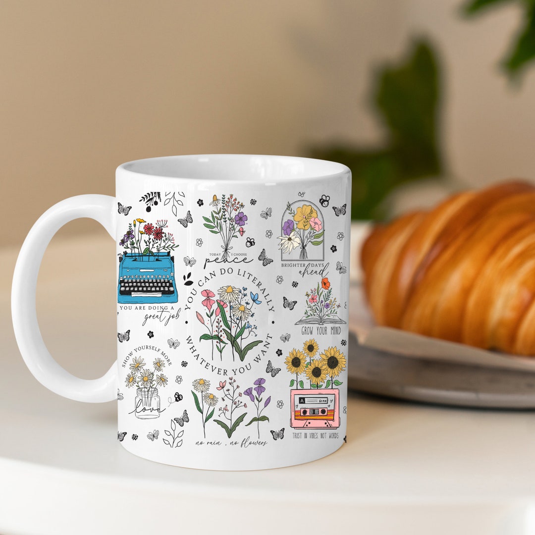 Positive Affirmation Mug, Mental Health Mug, Healing Mug, Anxiety ...