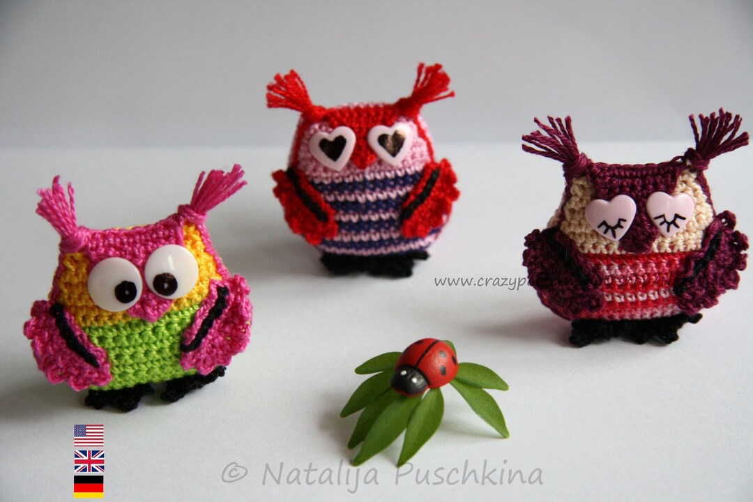 Crochet Pattern, Key Cap, Owl, - Etsy