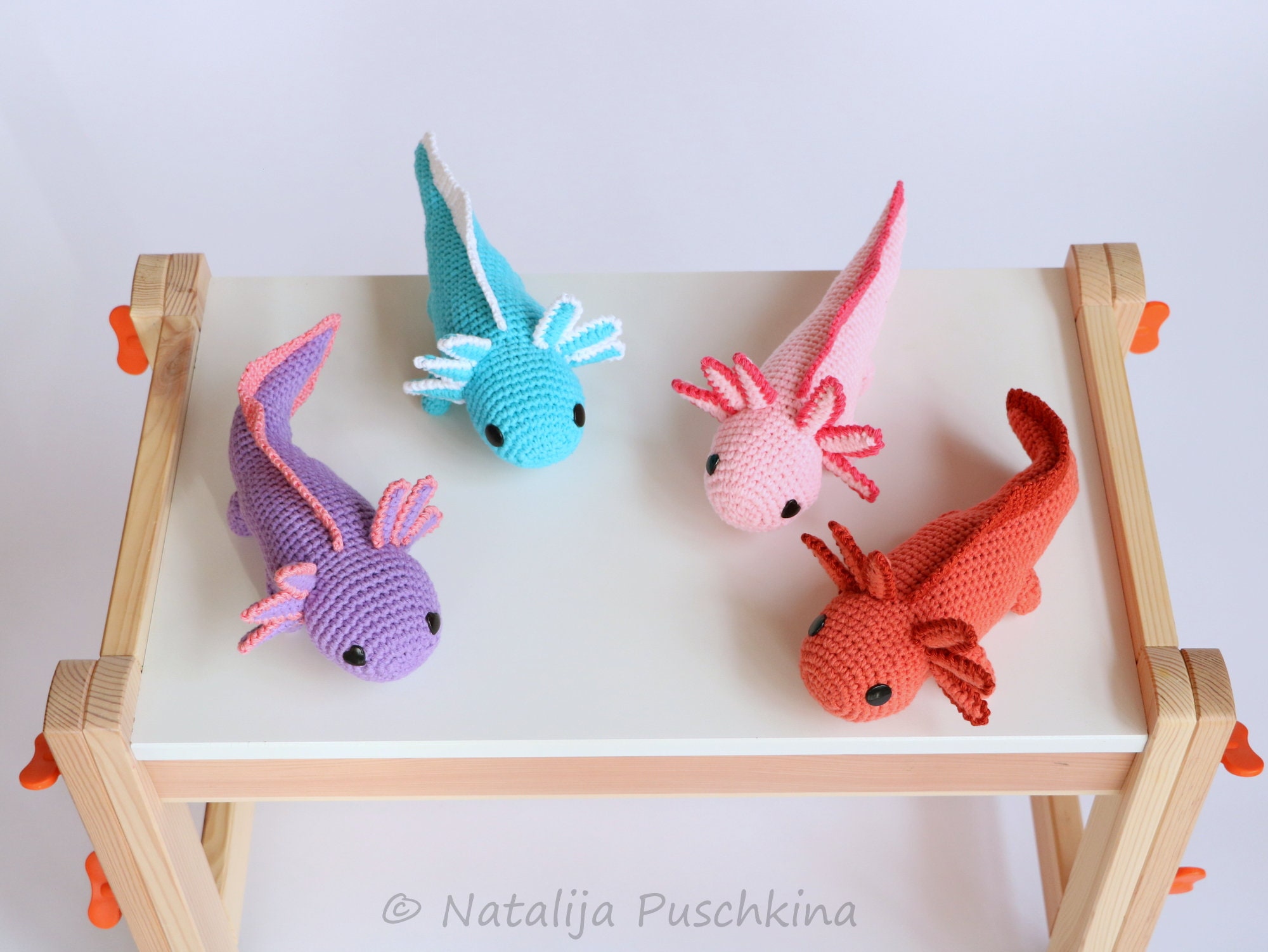 Axolotl Crochet Pattern Amigurumi Axolotl Amphibian Pdf - Etsy