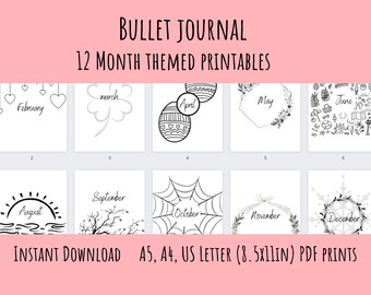 Bullet Journal - Etsy