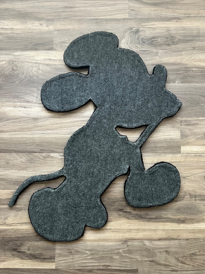 Made-to-order Number Nine Mickey Custom Tufted Rug - Etsy