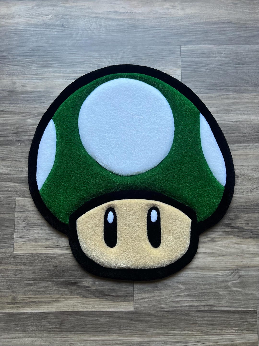 Green Toad Mushroom Custom Tufted Rug - Etsy